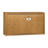 Salsbury Industries 3506ASU Vertical Mailbox - 6 Doors - Aluminum ...