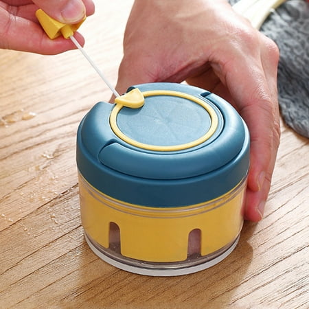 Hand Pull Garlic Chopper Pull Rope Mincer Manual Garlic Grinder Hand ...