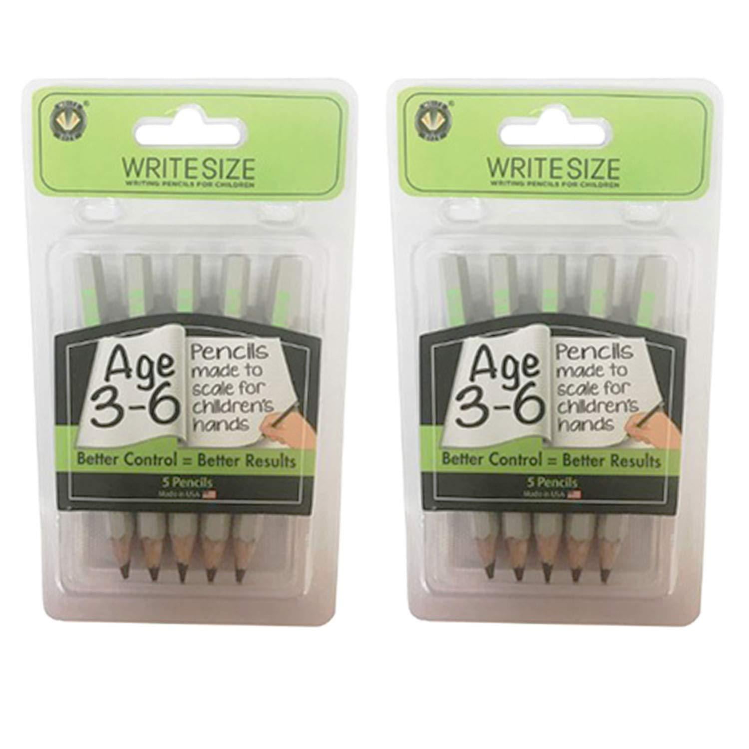 Channie’s Easy-to-Hold Write Size Wooden Lead No2 Presharpened Graphite ...