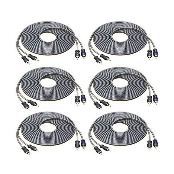 Recoil RCI220 100% Oxygen Free Copper 20ft 2-Channel RCA Audio Cable ...
