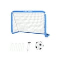 E-Jet Sport Easy Backyard Training Soccer Goal Set with Ball and Pump ...