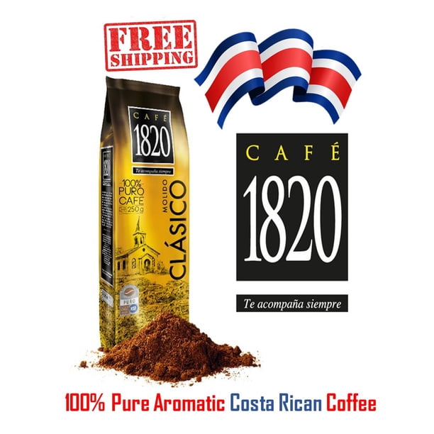 Cafe 1820 Reserve Ground Costa Rican Coffee 250 gr / 9 onz - Walmart ...