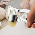 Q&Q BASICS Garlic Press Mincer and Peeler Premium Ginger Press ...