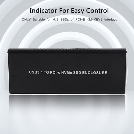 Black With Indicator Support Hot Swap HDD Enclosure, NVME M.2 To Type ...