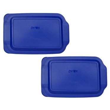 Pyrex Replacement Lid 232-PC 2-Qt Red Plastic Rectangle Cover (2-Pack ...