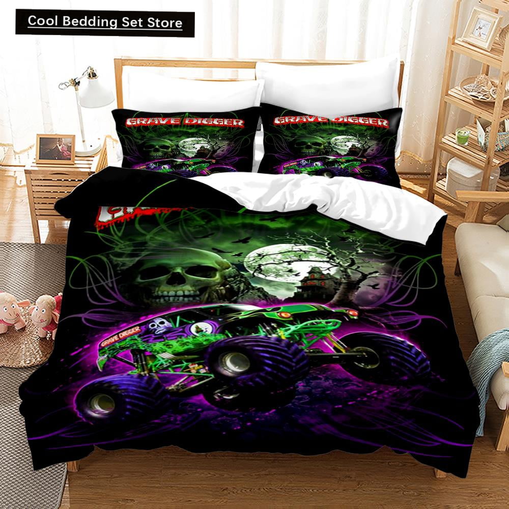 Click here for Yingd Anime Monster Jam Bedding Set Twin Full Size... prices