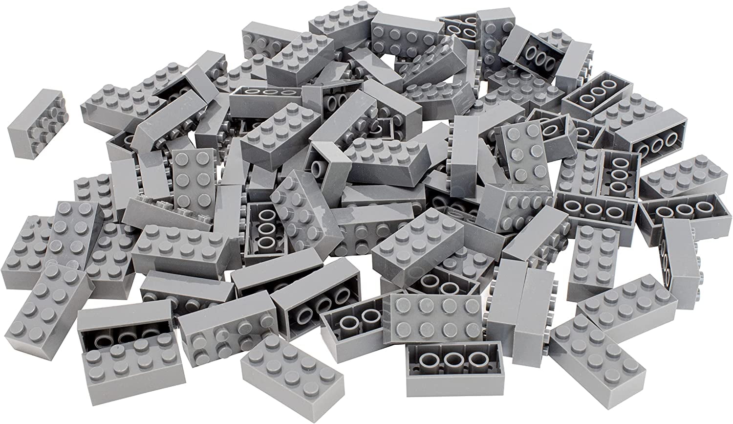 Minizfigs Classic 2x4 Building Brick Play Set - 100 pcs - Compatible ...