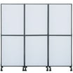 Luxor MW-5348-XFCG 53 x 48 in. Modular Room Divider Wall System - Add ...