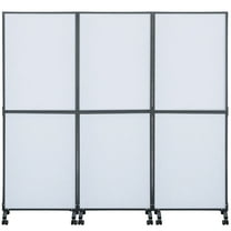 Luxor Freestanding Modular Room Divider Wall System with Built-in Cable ...