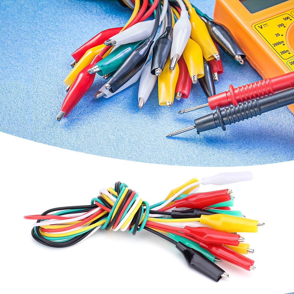 Cables De Prueba Eléctrica Con Pinzas De Cocodrilo 10 cables de prueba ...