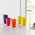 Tutuviw 8 Pack 7oz Plastic Kids Cups, Unbreakable Juice Tumblers ...