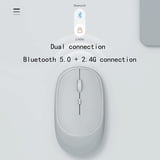 ZFYXGS Bluetooth Mouse（Bluetooth 5.0+USB）2.4G Noiseless Wireless Mouse ...