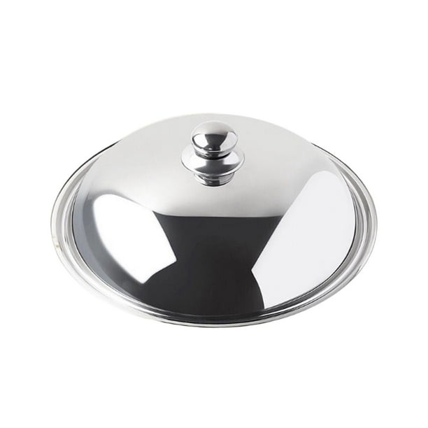 Pot Cover Stainless Steel Wok Lid Cover Professional Anti Scald ...