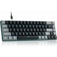 SHIQI-Portable 60% Mechanical Gaming Keyboard, MK-Box LED Backlit ...