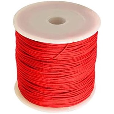1 Roll Nylon Beading Thread Knotting Cord 0.6mm 50 Yards Braided Nylon ...