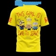 Despicable Me 4 Minions This Girl Is Evil To Serve Hoodie T-Shirt ...