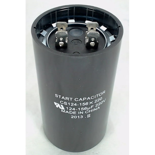 CS124-156X220, Start Capacitor Round 124-156 Mfd. 220 Volt - Walmart ...