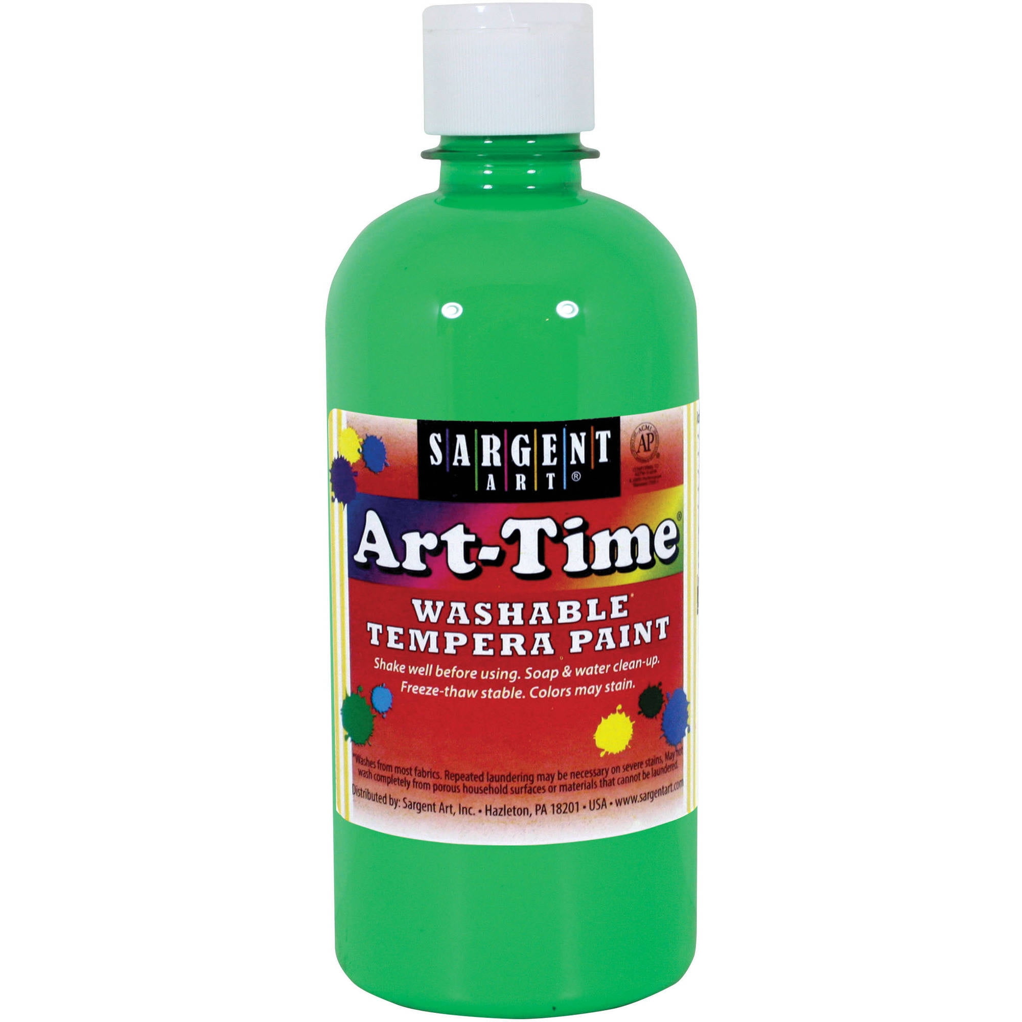 Sargent Art Neon Green Tempera Paint, 16 Oz. - Walmart.com