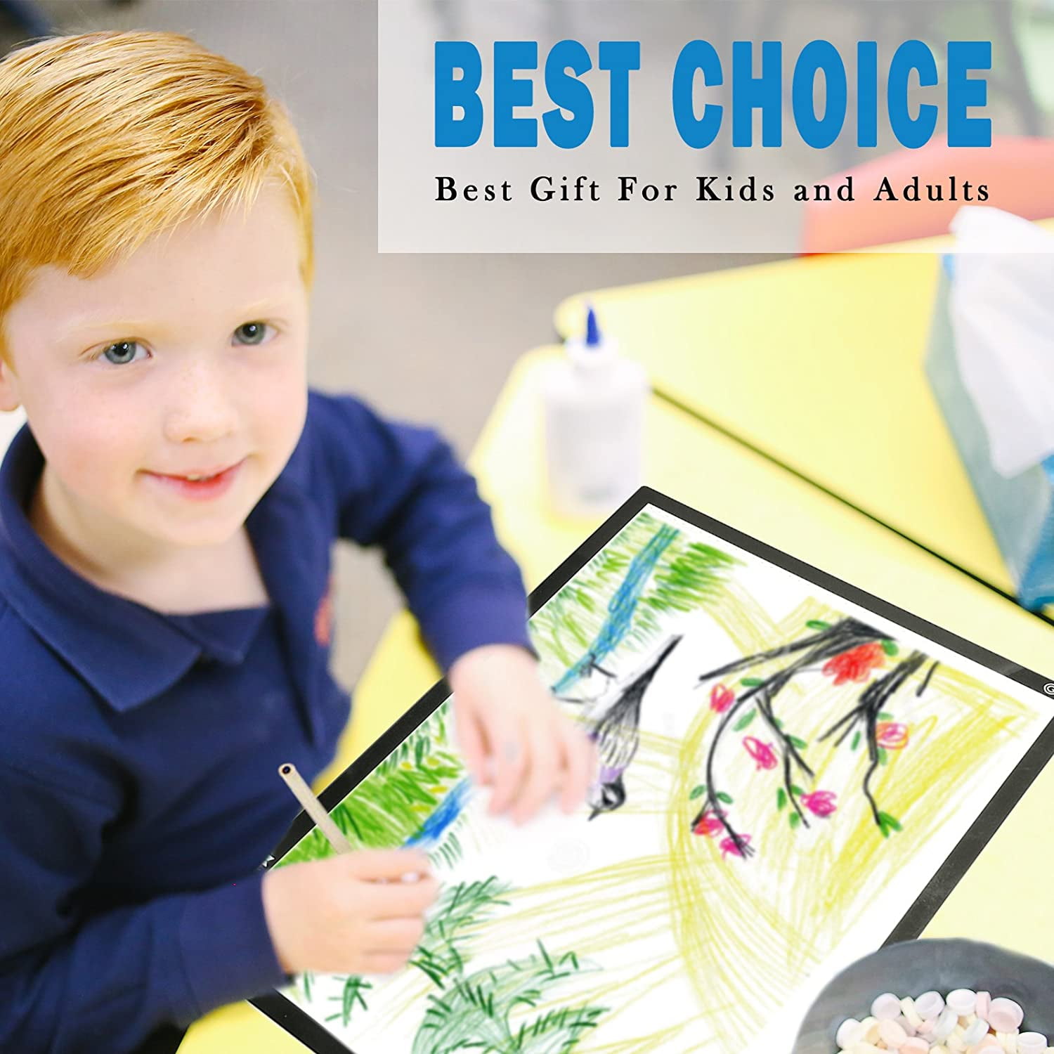 Buy Voilamart A3 LED Tracing Light Board Box, 3-Level Brightness ...