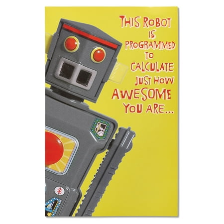 American Greetings Robot Birthday Card with Sound and Movement ...