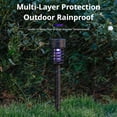 4 Pack Solar Bug Zapper Repellent Lamp Stake Light Outdoor Effective ...