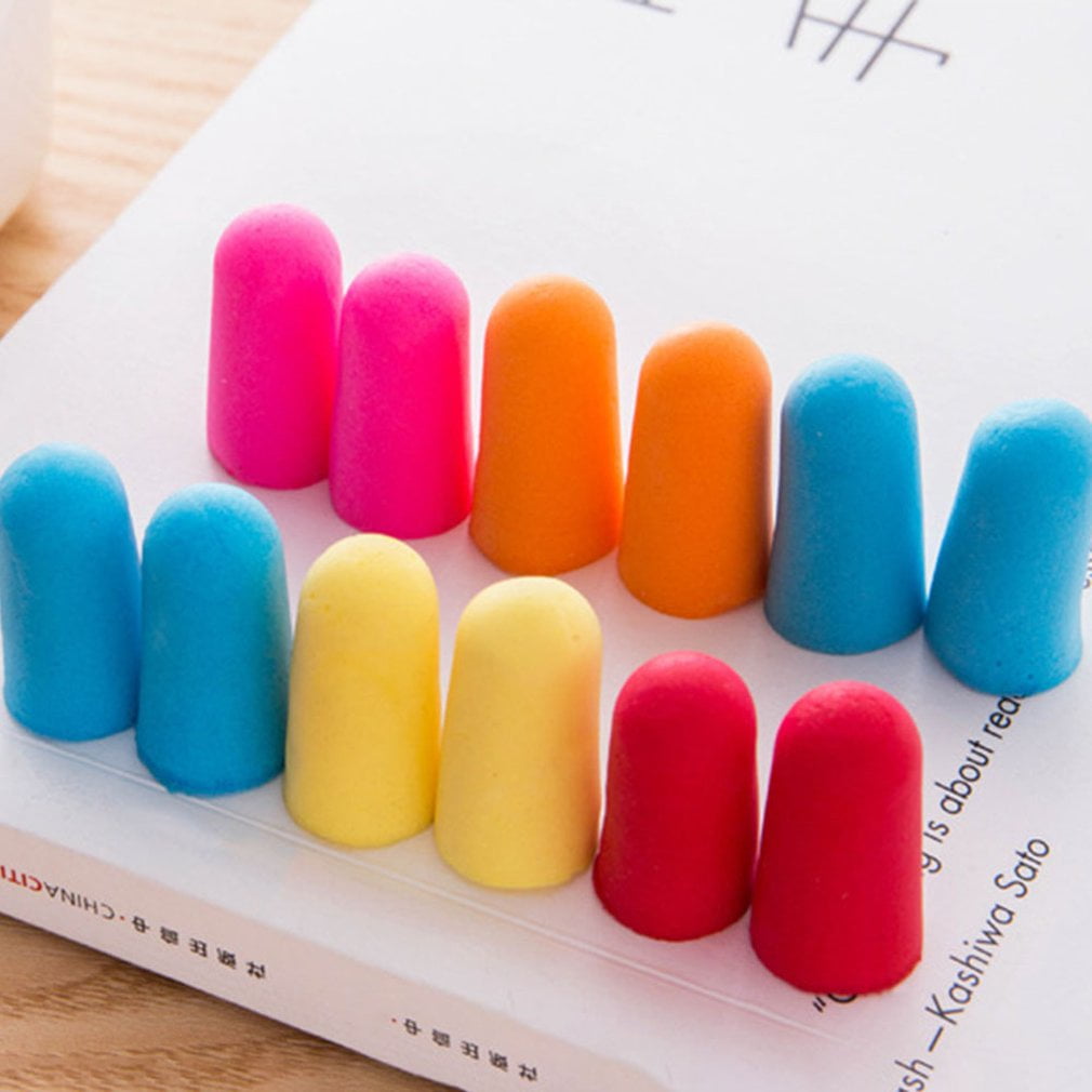 5PCS Soft Sponge Ear Plugs Sound Insulation Anti-noise Earplugs with ...