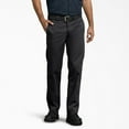 Dickies Men's Pants Straight Leg Slim Fit Durable Wrinkle Resistant Work Pants, Charcoal Gray ...