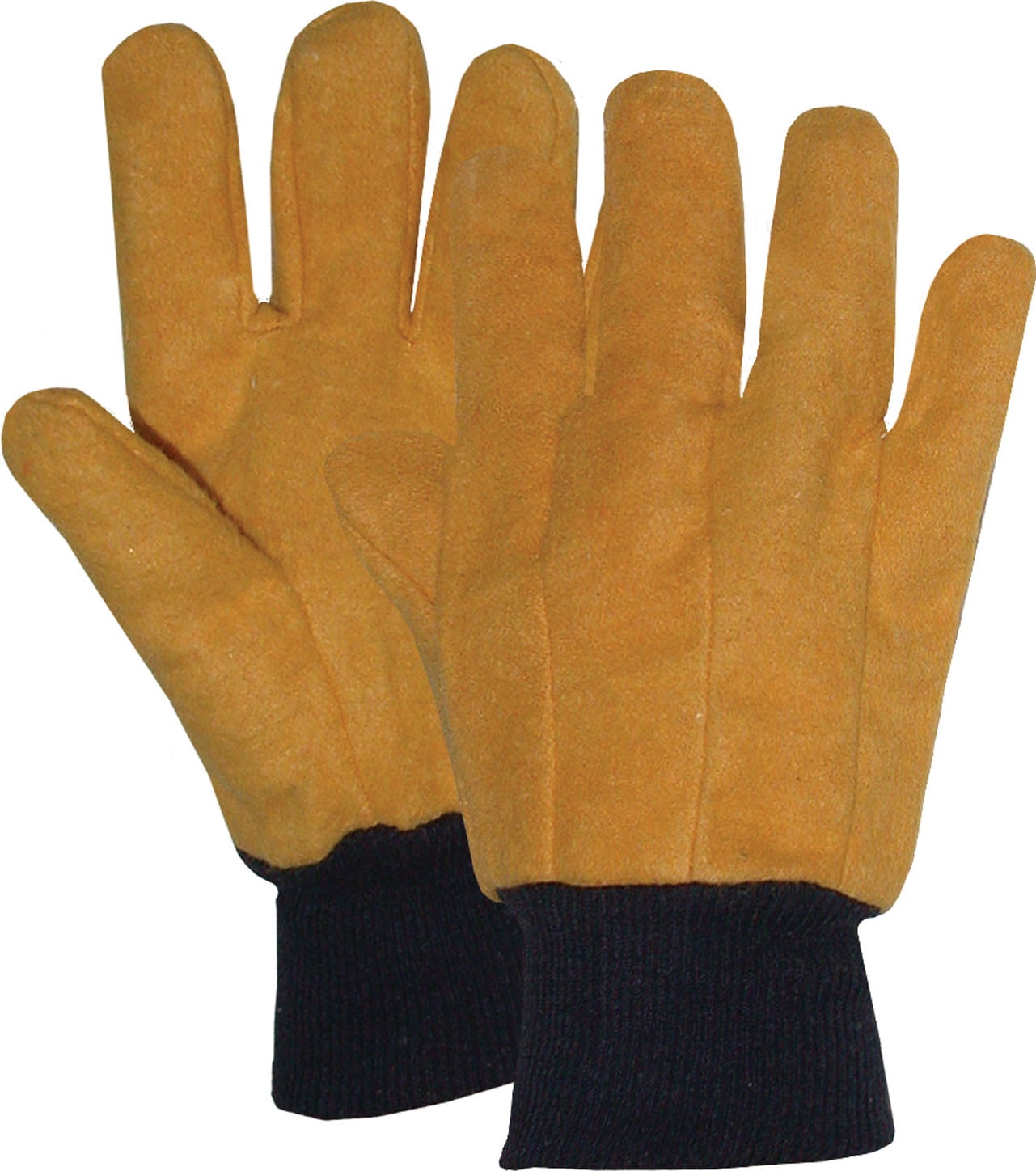 Boss Manufacturing P-Cotton/poly Chore Glove- Flannel Yellow Xtra Large ...