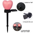 Apmemiss Clearance Solar Garden Heart Lights, Valentines Day Outdoor ...