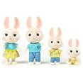 Honey Bee Acres McScampers Rabbit Family – Includes 4 Miniature Figures ...