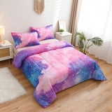 Btargot 3D Printed Galaxy Outer Space Comforter Set Full for Kids Boys ...