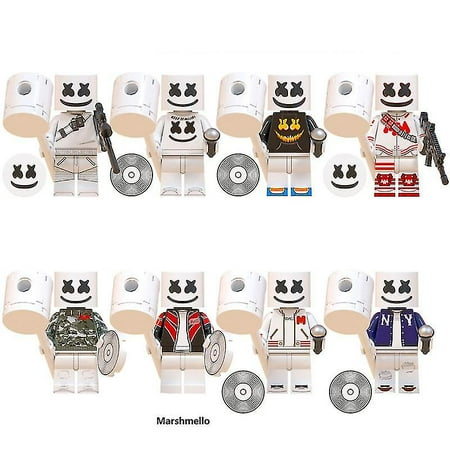 Marshmallow Minifigure Building Blocks Kids Toy Gift 8pcs--(Aimia ...