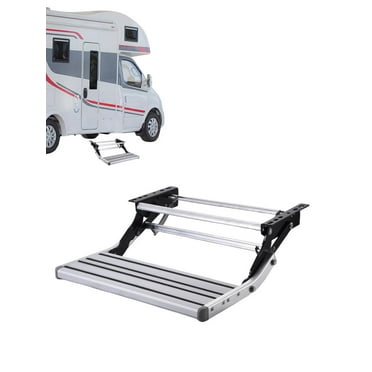 Folding RV Step, Aluminum Alloy Single-Tier Folding Rv Step, Manual RV ...