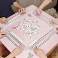 4PCS Mahjong Racks with Pushers, Upgraded American Mahjong Stand Set ...