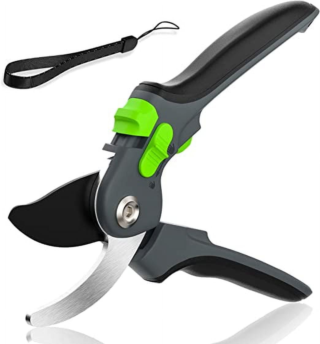 Tijeras de podar, Tijeras de podar manuales de jardinería de 22 cm con mangos ergonómicos ...
