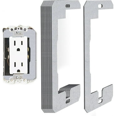 NOGIS Wall Plate Spacer,Metal Single Gang Device Leveler,Flush Fit ...