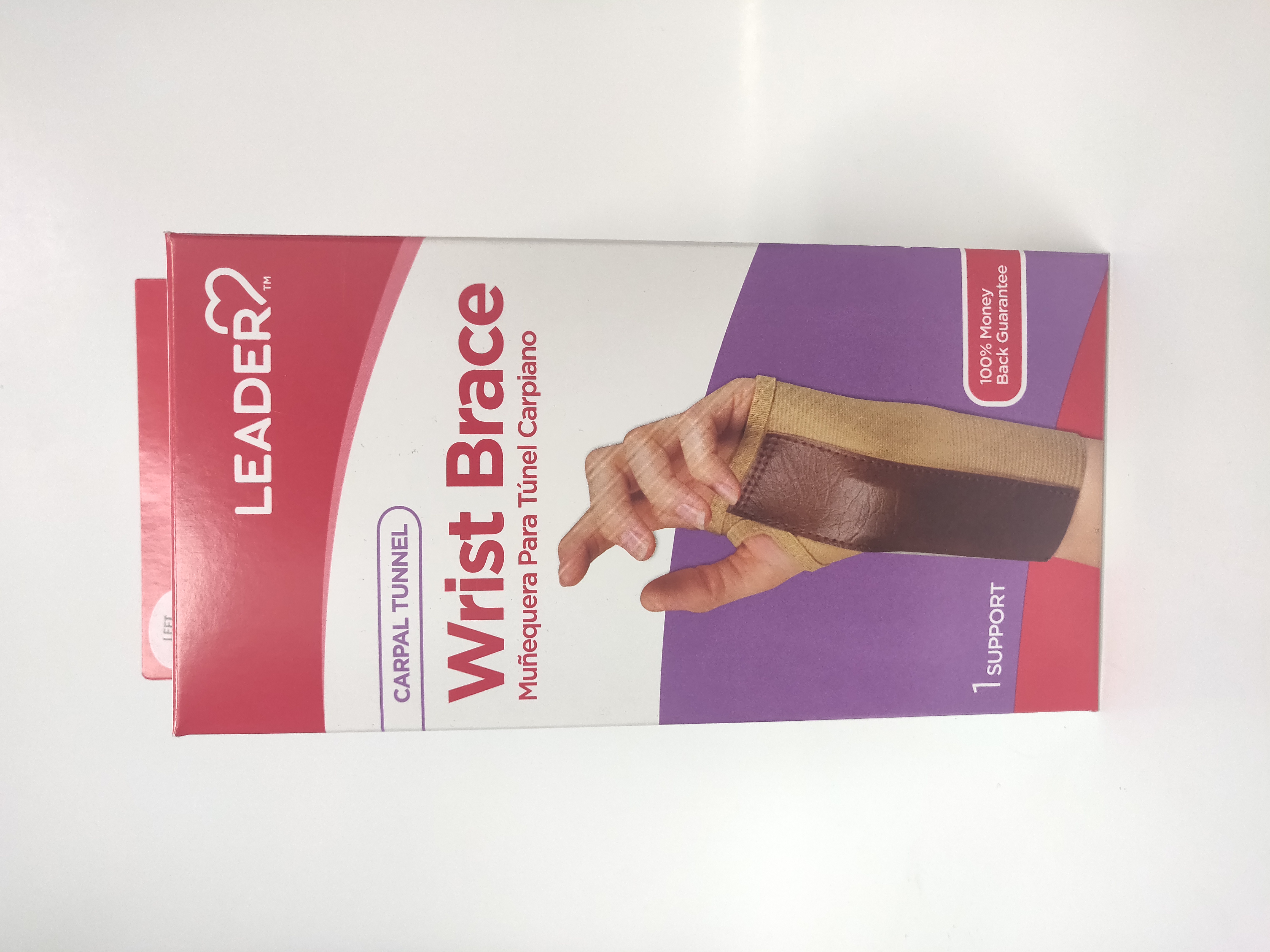 Leader Carpal Tunnel Wrist Brace - Left, Small - Walmart.com