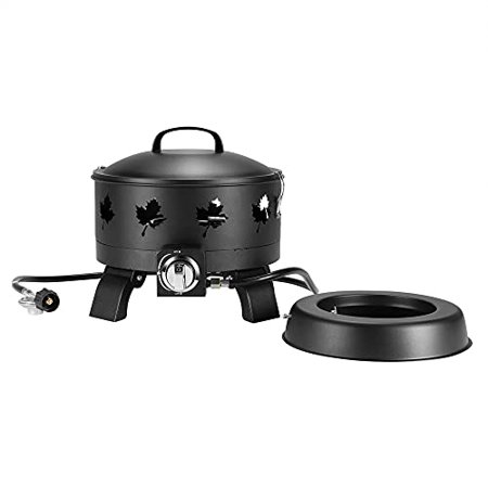 Paramount BBQ-211-MBK Portable Gas Fire Pit, Maple Leaf - Walmart.ca