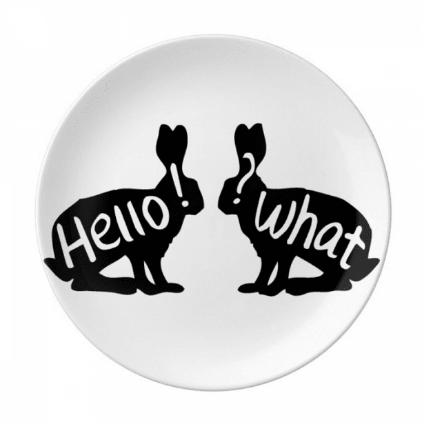 Rabbit Dinner Plates