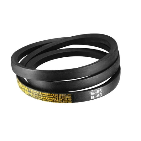 Uxcell B63 Drive V Belt Girth 63-inch Industrial Power Rubber ...