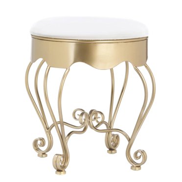 GOLD TEXTURED STOOL - Walmart.com