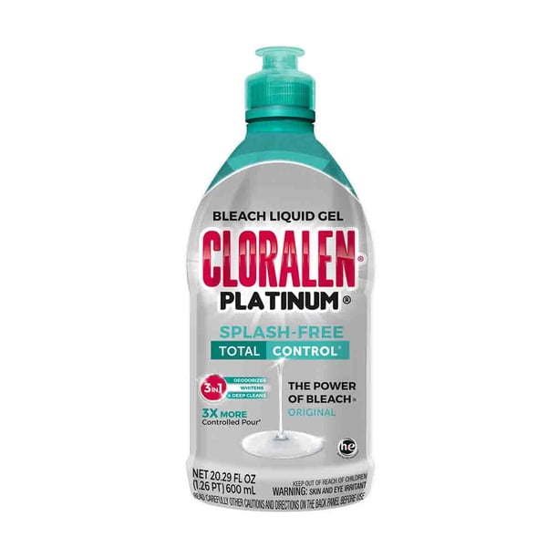 Cloralen Platinum Splash-Free Bleach Liquid Gel 20.29 Oz. - Multi ...