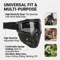 Detachable Full Face Goggle Mask for Grass Cutting & Landscaping, Anti ...