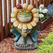 Design Toscano Ribbit the Frog Garden Toad Statue, 9 Inch, Polyresin ...