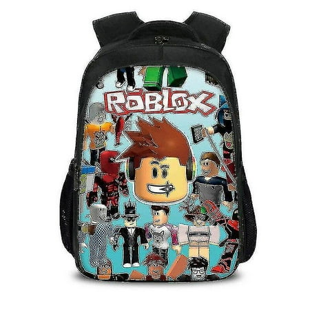 (blue Roblox Game Kid Backpack+insulated Lunch Bag+pencil Case) 3pcs ...