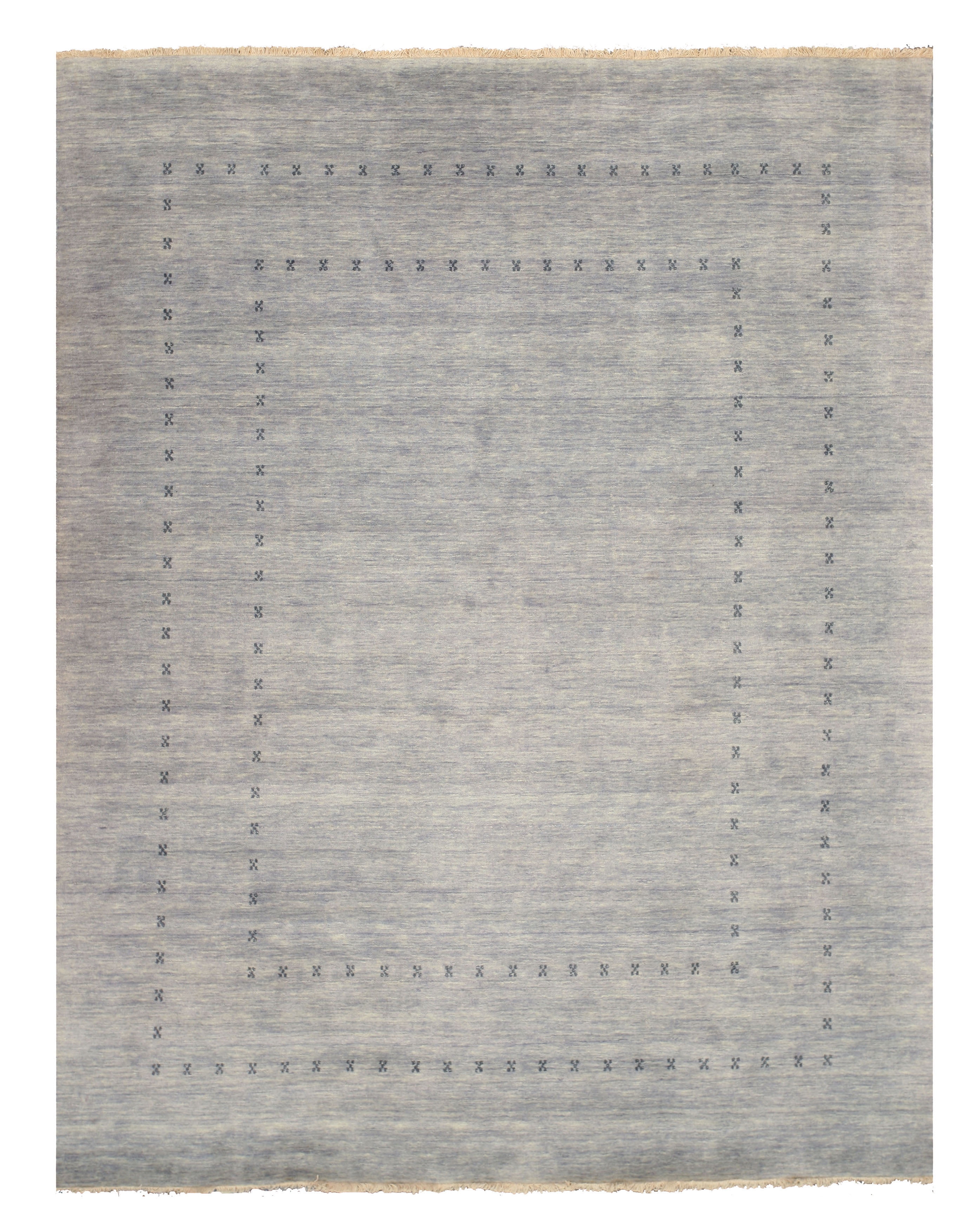 Handmade Wool Gray Traditional Solid Lori Baft Rug - Walmart.com