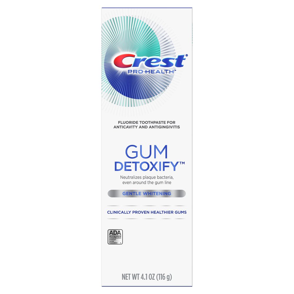 Crest Gum Detoxify Gentle Whitening Toothpaste, 4.1 oz - Walmart.com ...