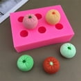 6 Cavity Shape Silicone Practical Silicone Pastries for Shape Dessert ...