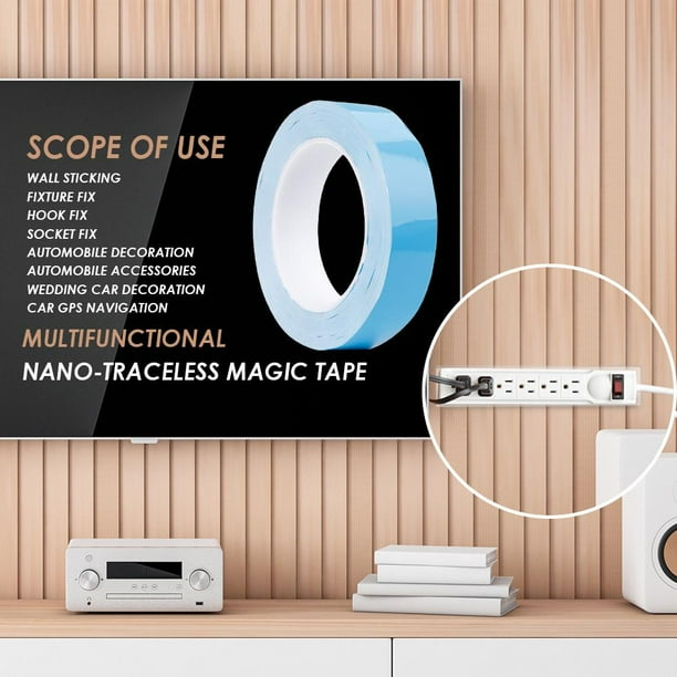 Yilovego 25m/roll LED Strip Fix Double-side Tape Foam Adhesive Thermal ...