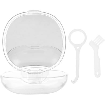 1 Set Dental Mouthguard Container Orthodontic Retainer Case with Mirror ...